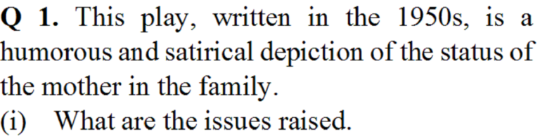 English Cbse Class 11 Ncert Snapshot Chapter 5 Mothers Day Textbook
