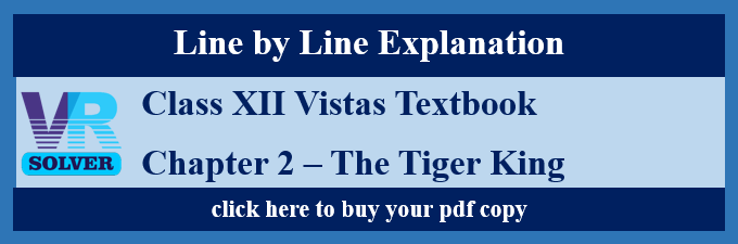 The Tiger King, Explanation, Line by Line, Meaning of Difficult Words ...