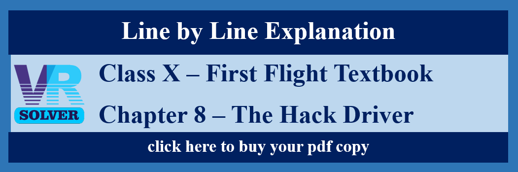 The Hack Driver Explanation, Line by Line, Meaning of Difficult Words ...