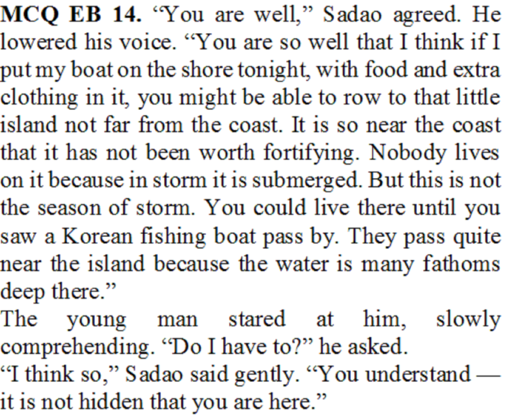 English CBSE Class 12 NCERT Vistas Chapter 4 The Enemy Free Solution of ...